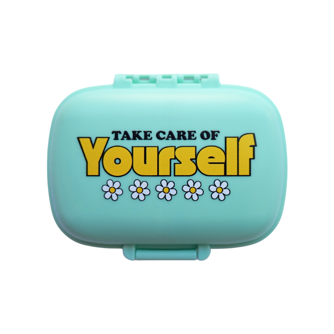Take Care of Yourself Pill Case – Golden Gems