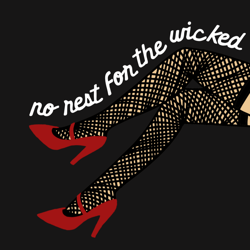 No Rest For The Wicked - Heels - Phone Wallpaper – Golden Gems